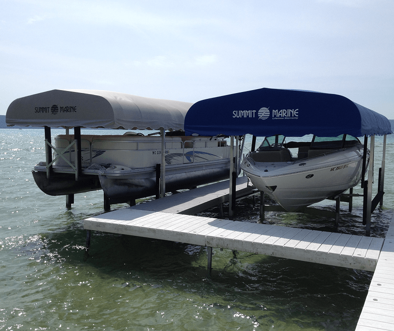 Docks & Lifts: Hall's Sport Center of Muskegon, Michigan