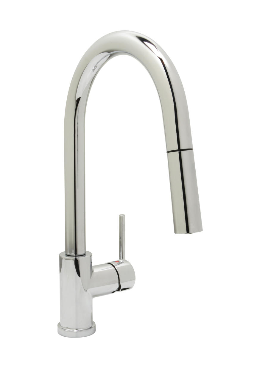 Huntington Brass 15” Tall Euro Arc Kitchen Faucet K19607